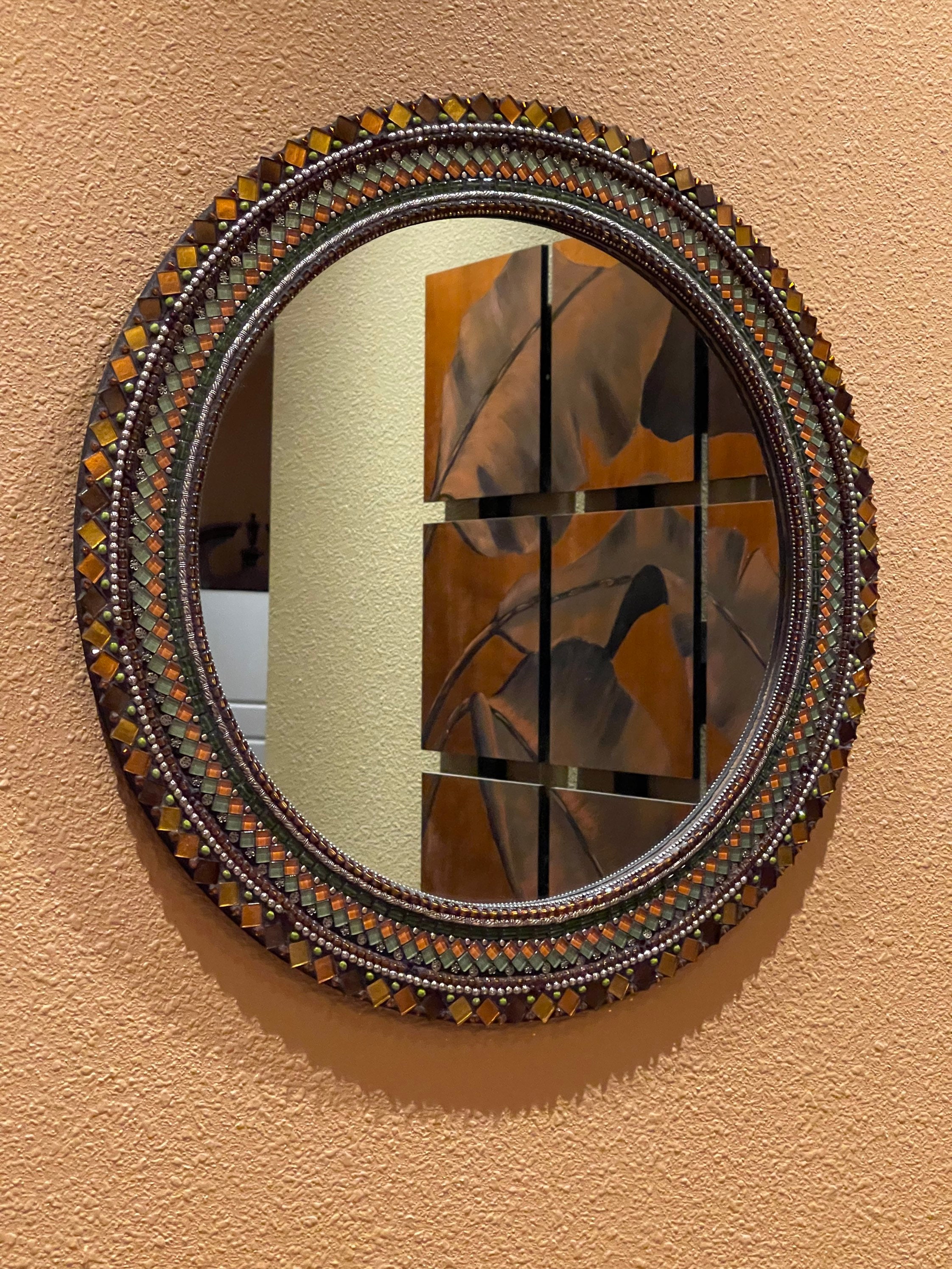Mosaic Mirror - Etsy