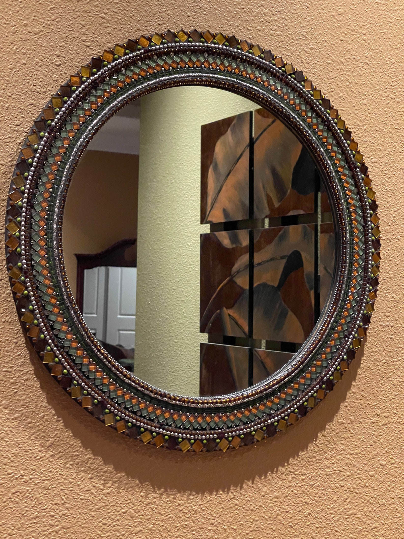 Mosaic Mirror - Etsy