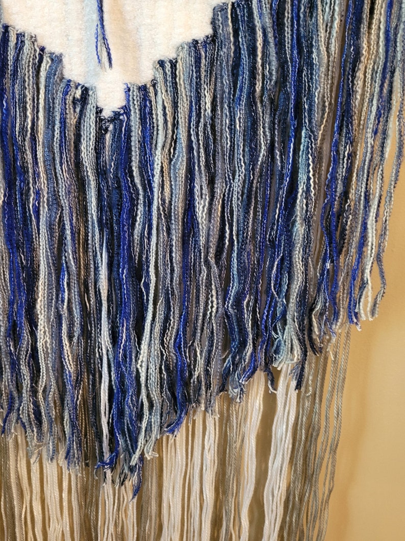 Decorative Handmade Blue Wall Hanging - Etsy
