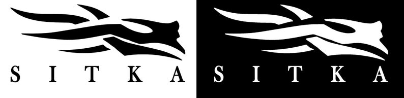 Sitka Hunting Gear Vinyl Decal Sticker [9" W X 5" H] Individually Cut ...