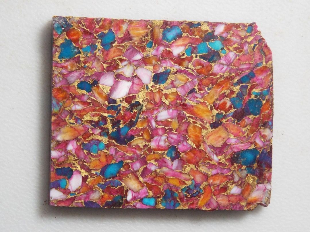 Turquoise, Compressed Turquoise, Slab for Display, Cabbing, Lapidary - Etsy