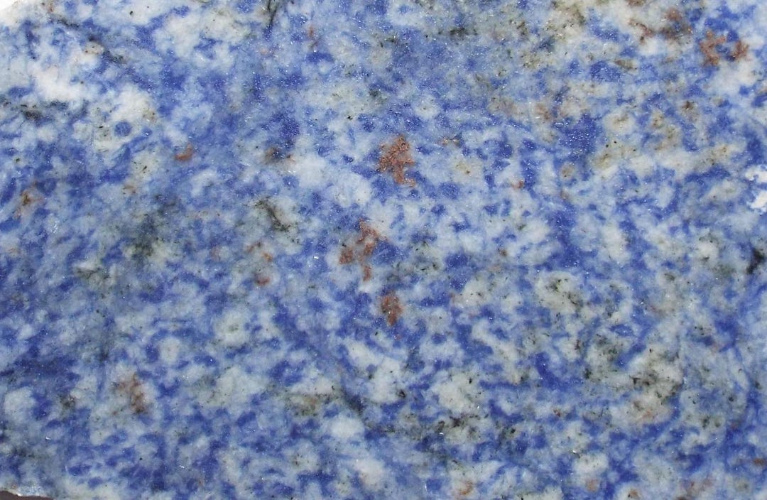 Blue Spotted Quartz, Blue Quartzite Jasper Slab for Cabbing, Lapidary ...
