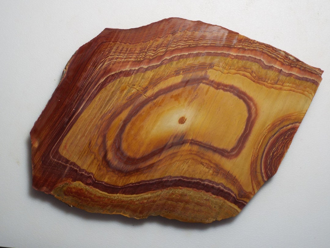 Royal Jasper From Nevada, Picture Jasper Slab for Lapidary, Display ...