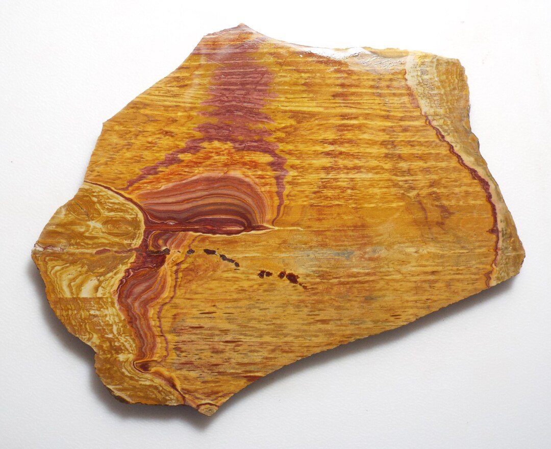 Royal Jasper From Nevada, Picture Jasper Slab for Lapidary, Display ...