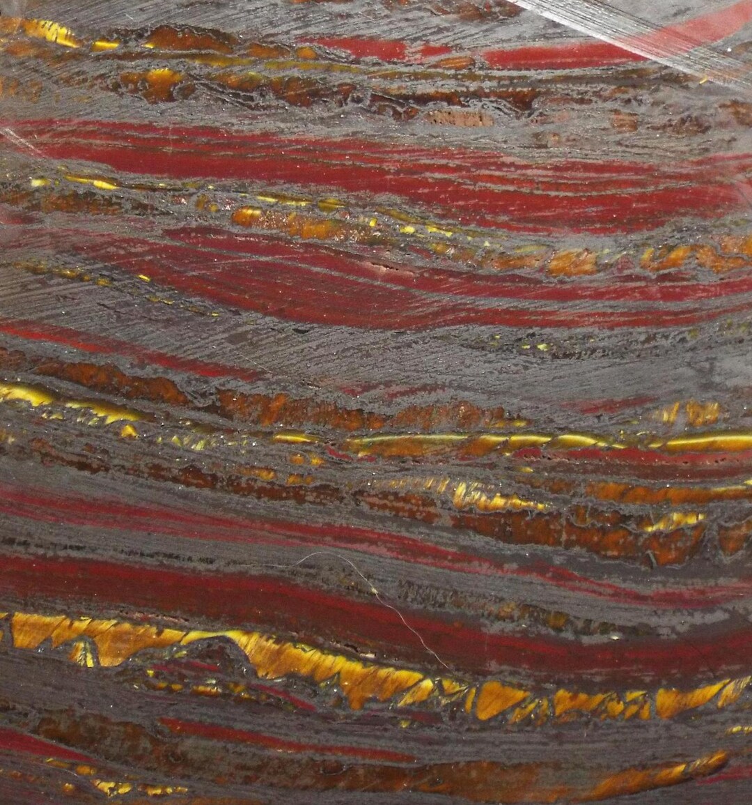 Tiger Iron Rough Lapidary Slab for Display, Lapidary, Cabbing - Etsy