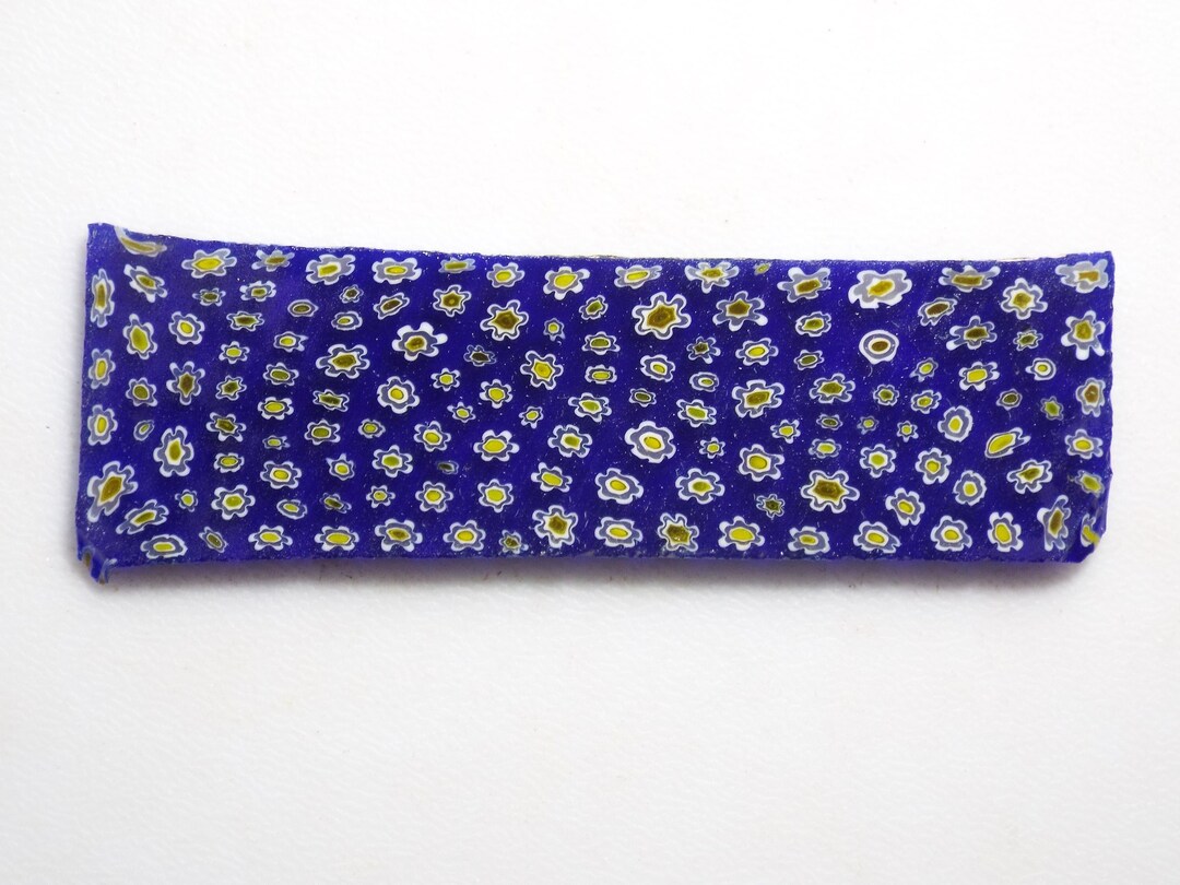 Millefiori Glass Rough Lapidary Slab for Display, Lapidary, Cabbing - Etsy
