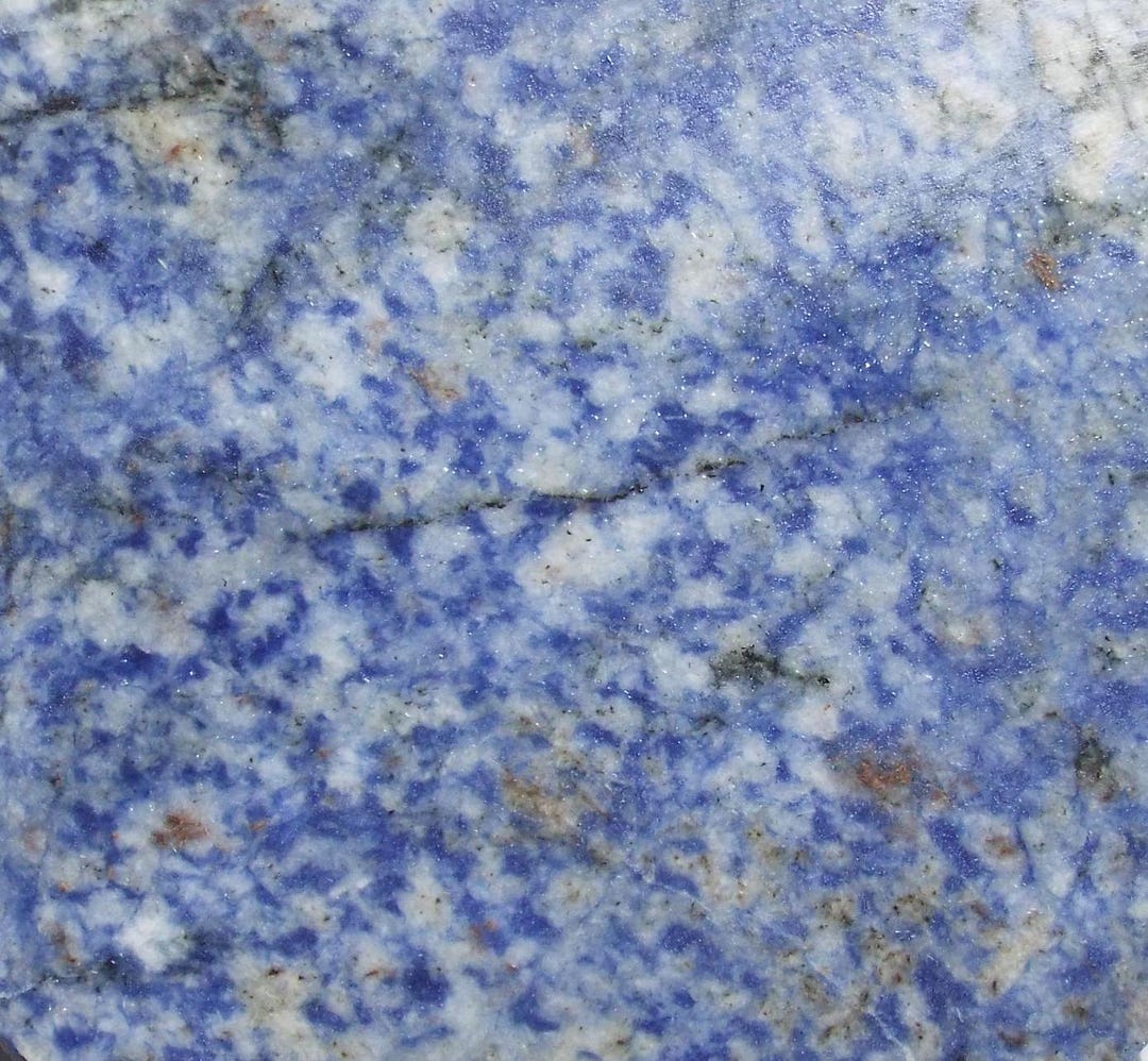 Blue Spotted Quartz, Blue Quartzite Jasper Slab for Cabbing, Lapidary ...
