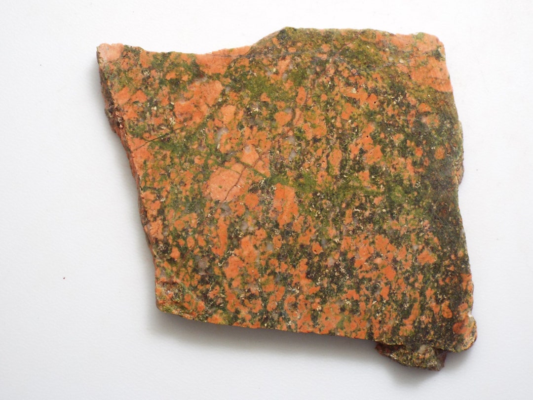Unakite Jasper From Colorado Slab for Cabbing, Display, Lapidary - Etsy