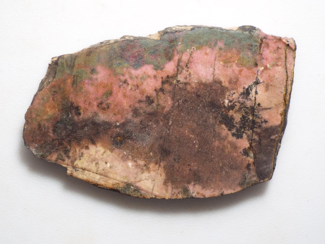 Rhodonite Jasper Rough Lapidary Slab From Australia for Display ...