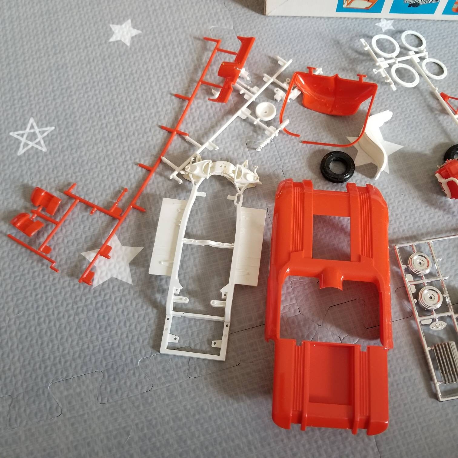 Vintage Monogram Orange Hauler Hinged Top Model Scale Box - Etsy