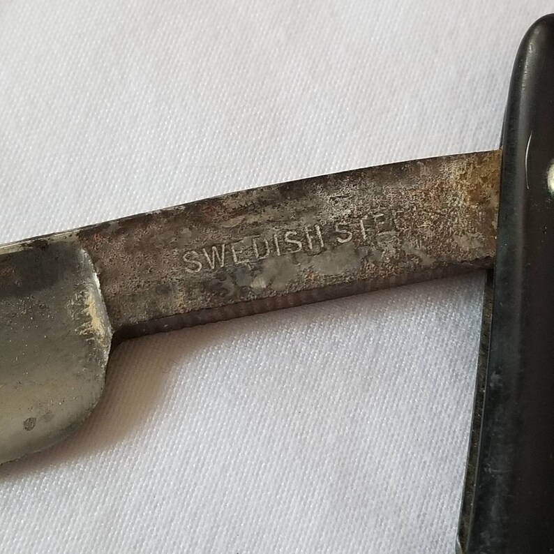 Vintage George Wostenholm & Son Straight Razor Swedish Steel - Etsy