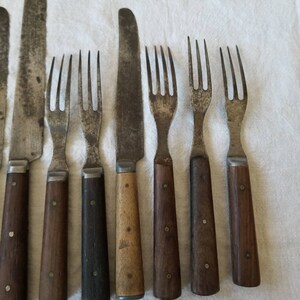 18 Primitive Civil War Era Wood and Bone Handle Table Knives - Etsy