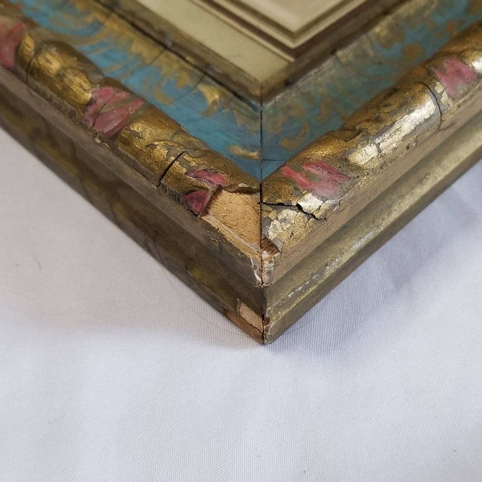 Antique French Gesso Frame and Boucher Delin Paris Chez Louis - Etsy