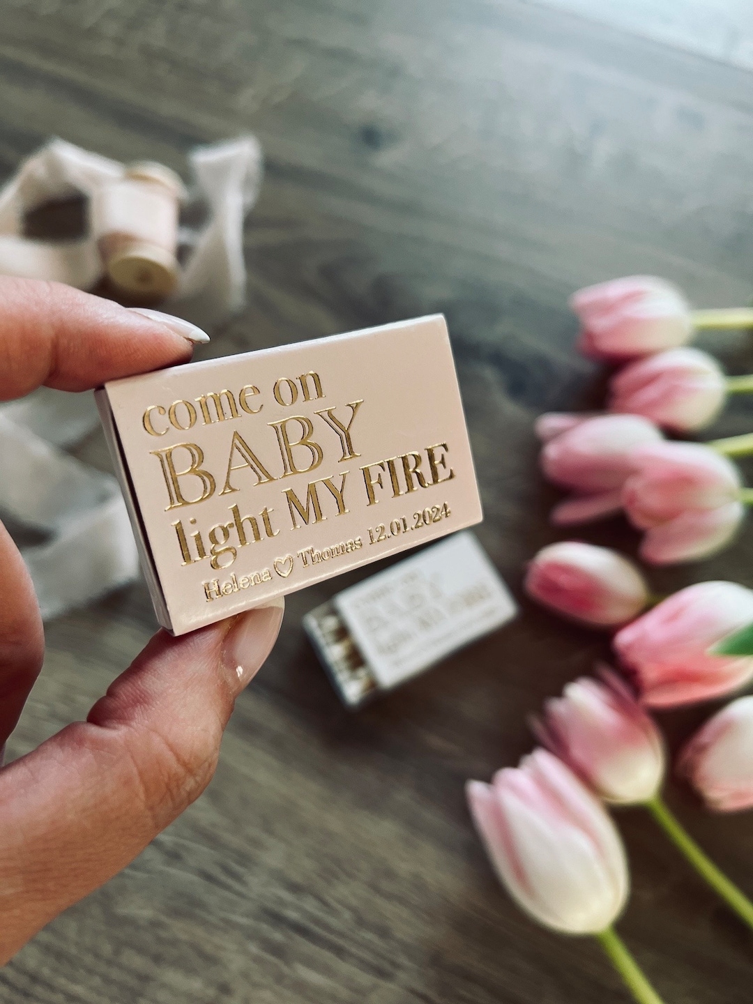 Custom Matchboxes, Gold Foil Matches, Personalized Matches, Matches ...