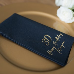 Personalized Napkins Birthday, Happy Birthday, Birthday Party, Event ...