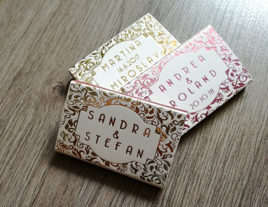 Metalic Printed Matchboxes, Personalized Matchboxes, Personalized ...