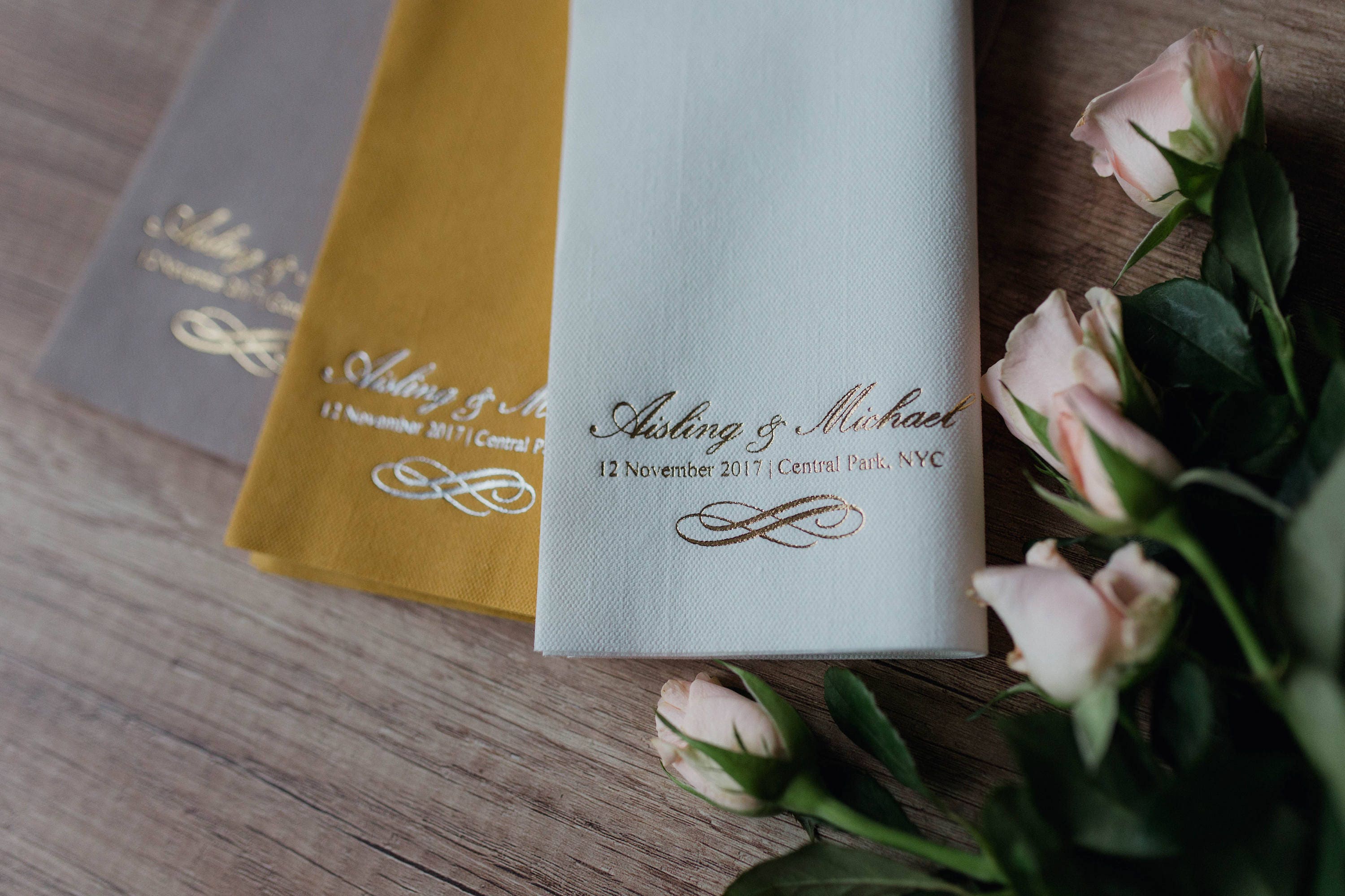 30 Personalized napkins soft linen quality custom DINNER | Etsy