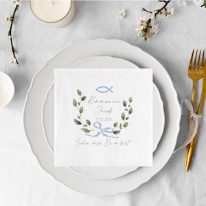 Personalized Napkins, Full Color Cocktail Napkins, Konfirmation ...