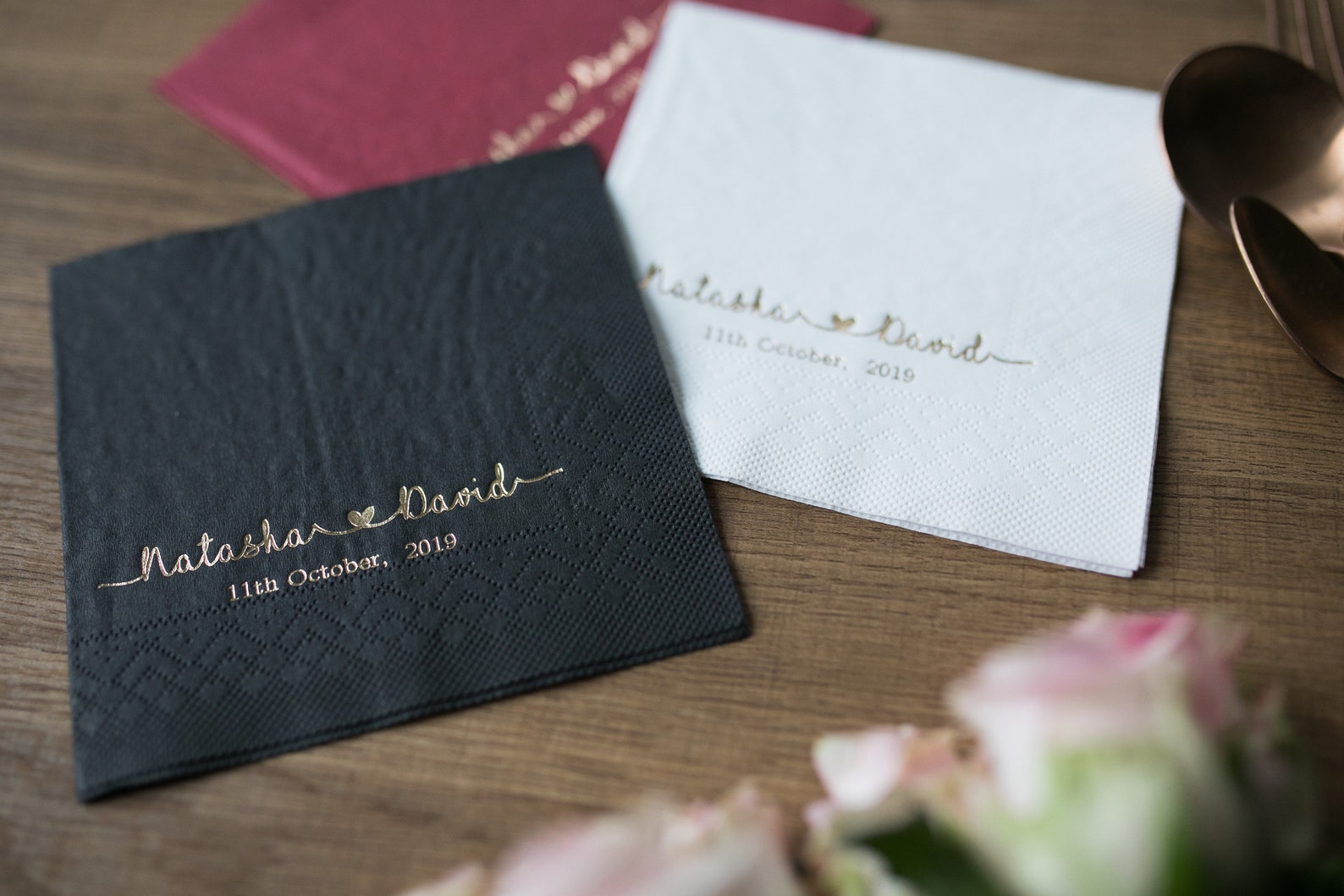 Custom Napkins Cocktail Napkins Personalized Napkins Event | Etsy