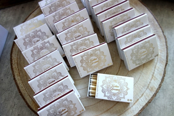 Custom Matchboxes Own Design Printed on Match Boxes | Etsy