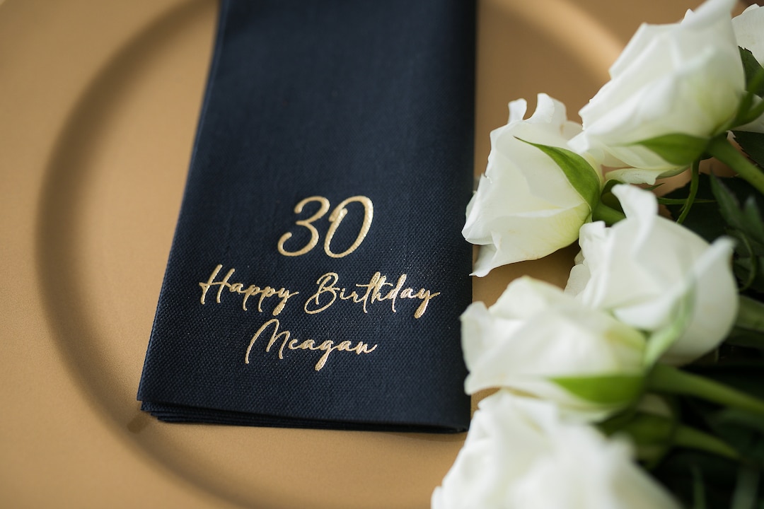 Personalized Napkins Birthday, Happy Birthday, Birthday Party, Event ...