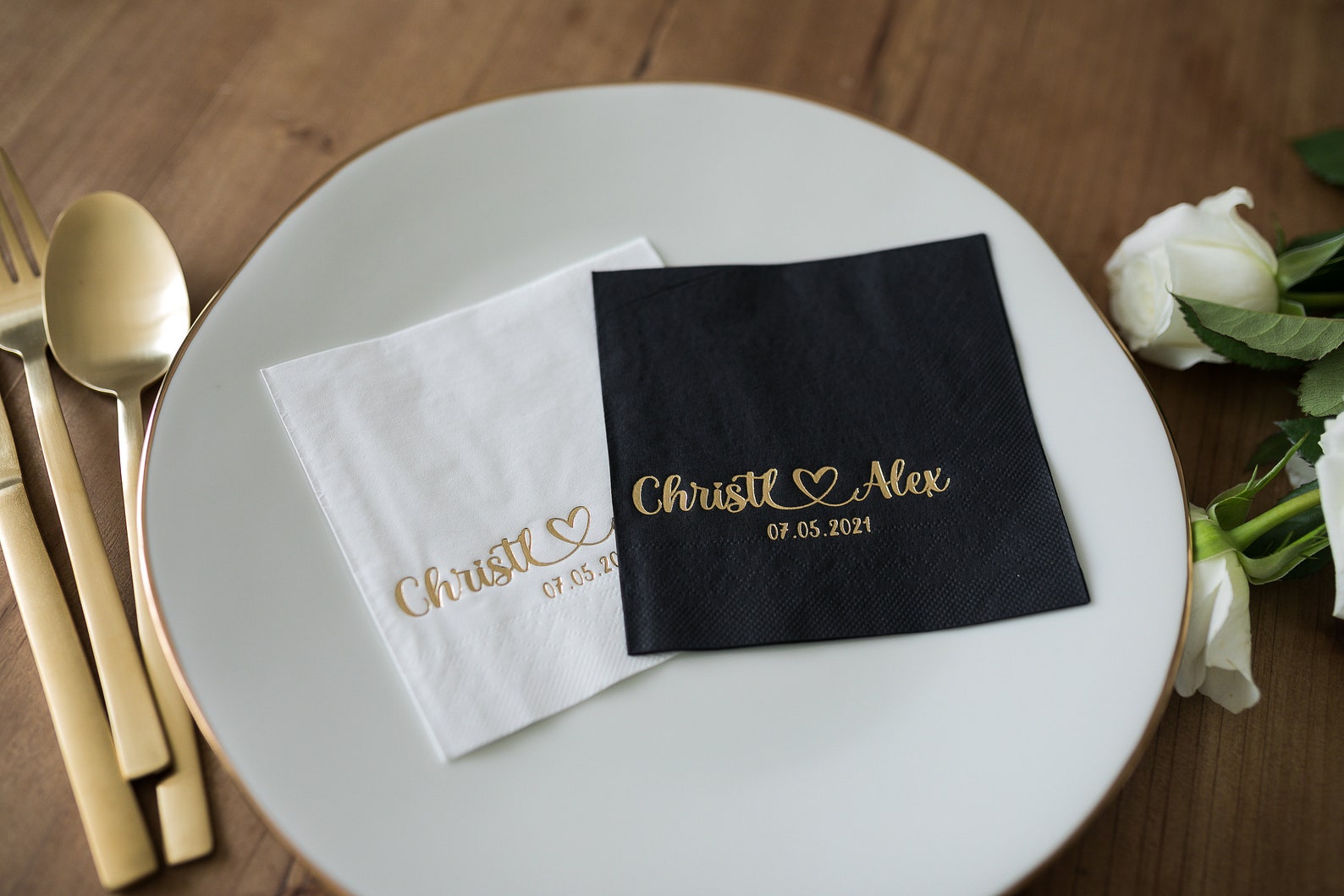 Custom Napkins Cocktail Napkins Personalized Napkins Event | Etsy