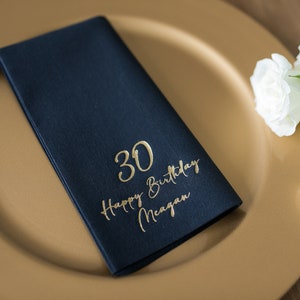 Personalized Napkins Birthday, Happy Birthday, Birthday Party, Event ...