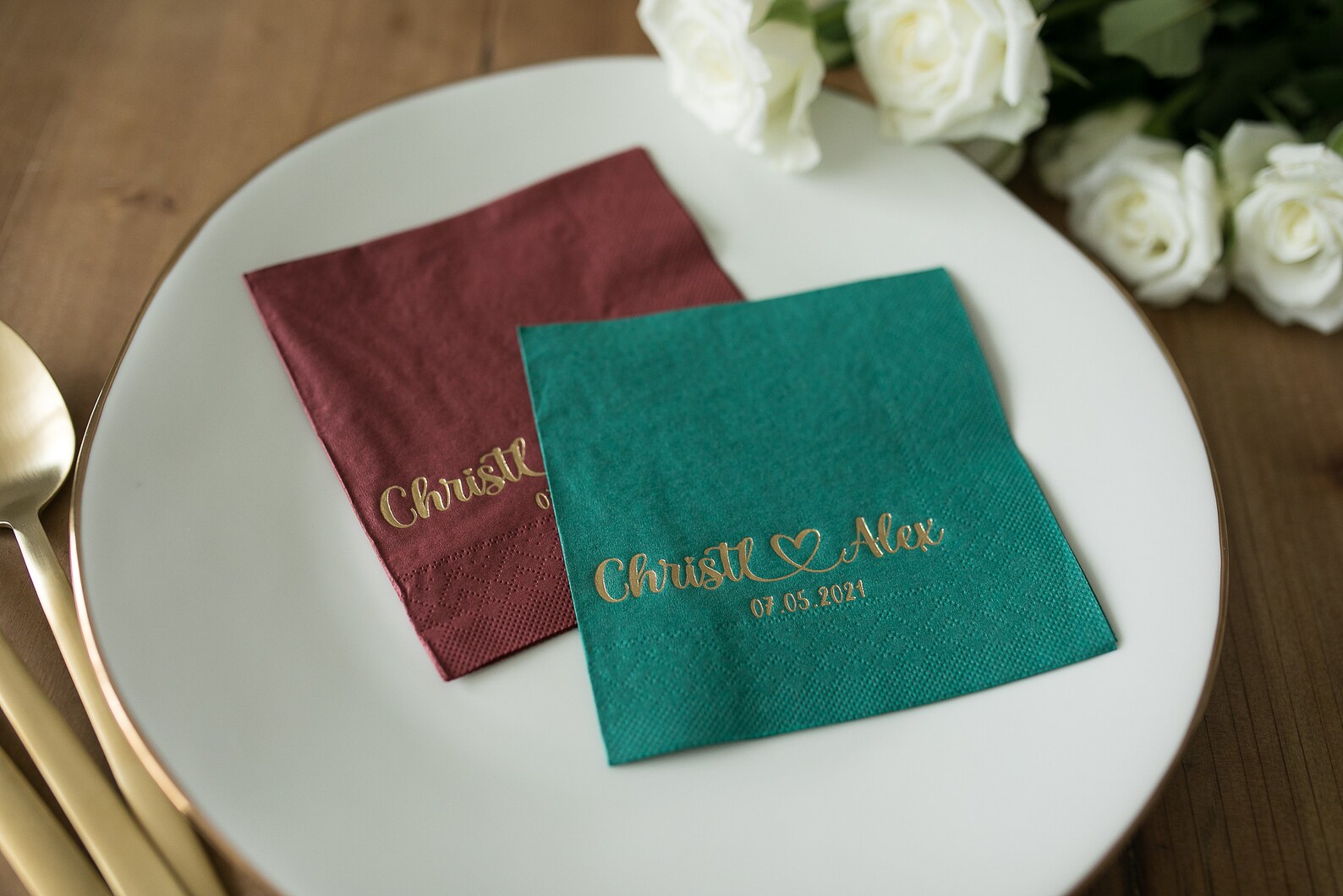 Custom Napkins Cocktail Napkins Personalized Napkins Event | Etsy