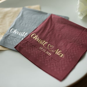 Custom Napkins, Cocktail Napkins, Personalized Napkins, Event Favors ...