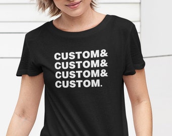 Custom List Shirt - Etsy