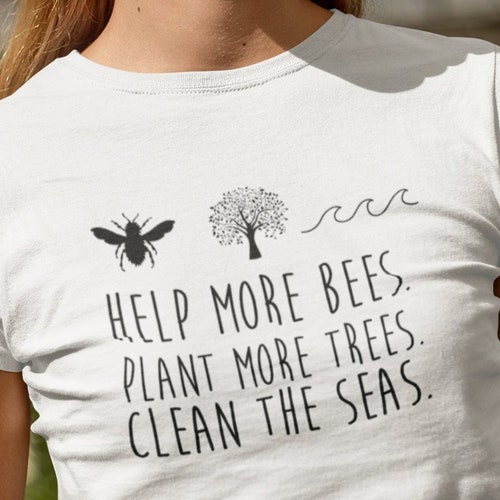 Save the Bees Svg Plant More Trees Clean the Seas SVG Save - Etsy