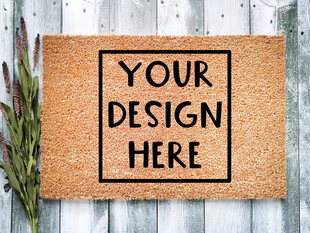 Custom Text Door Mat Personalized Front Door Mat Funny - Etsy
