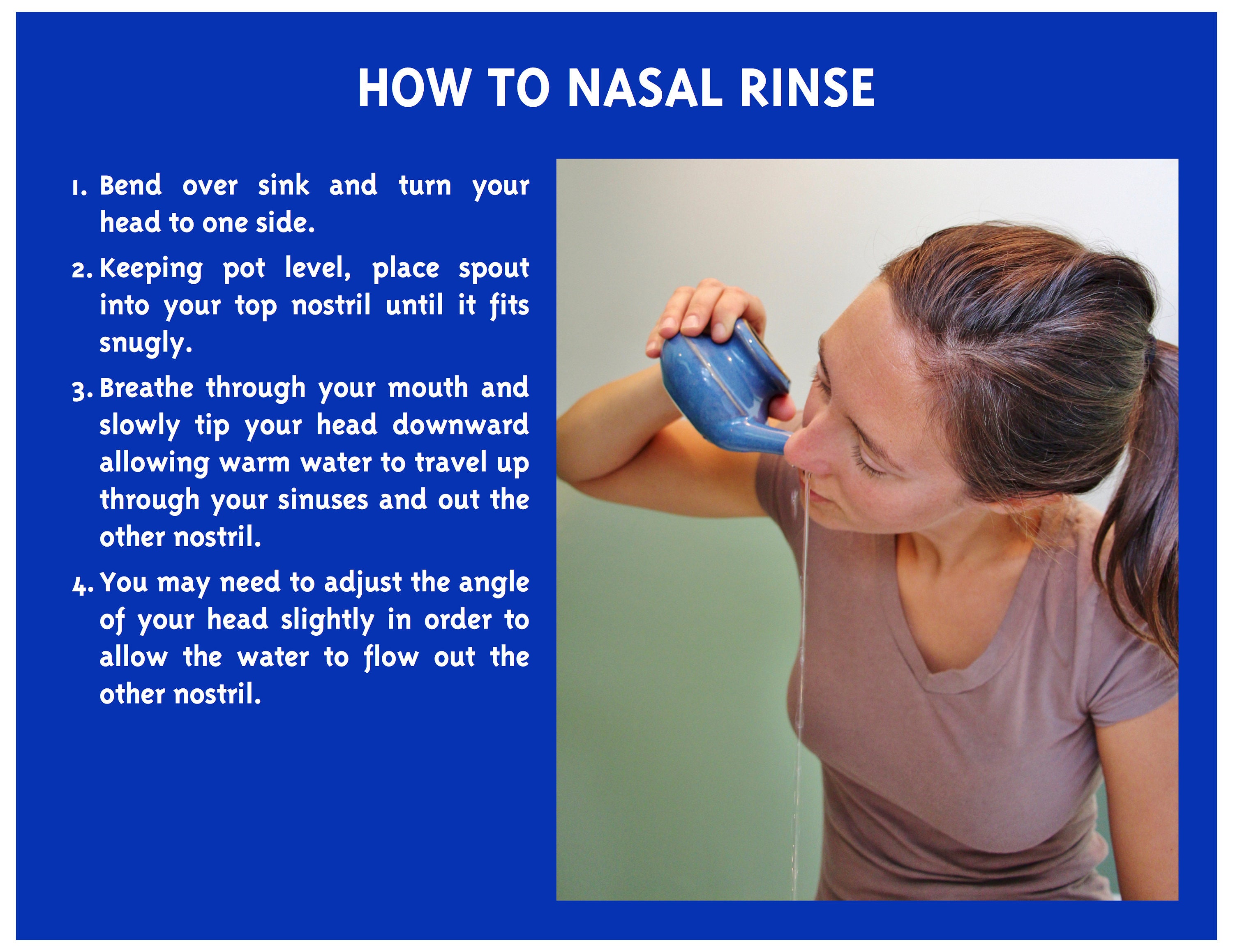 Using a neti pot store