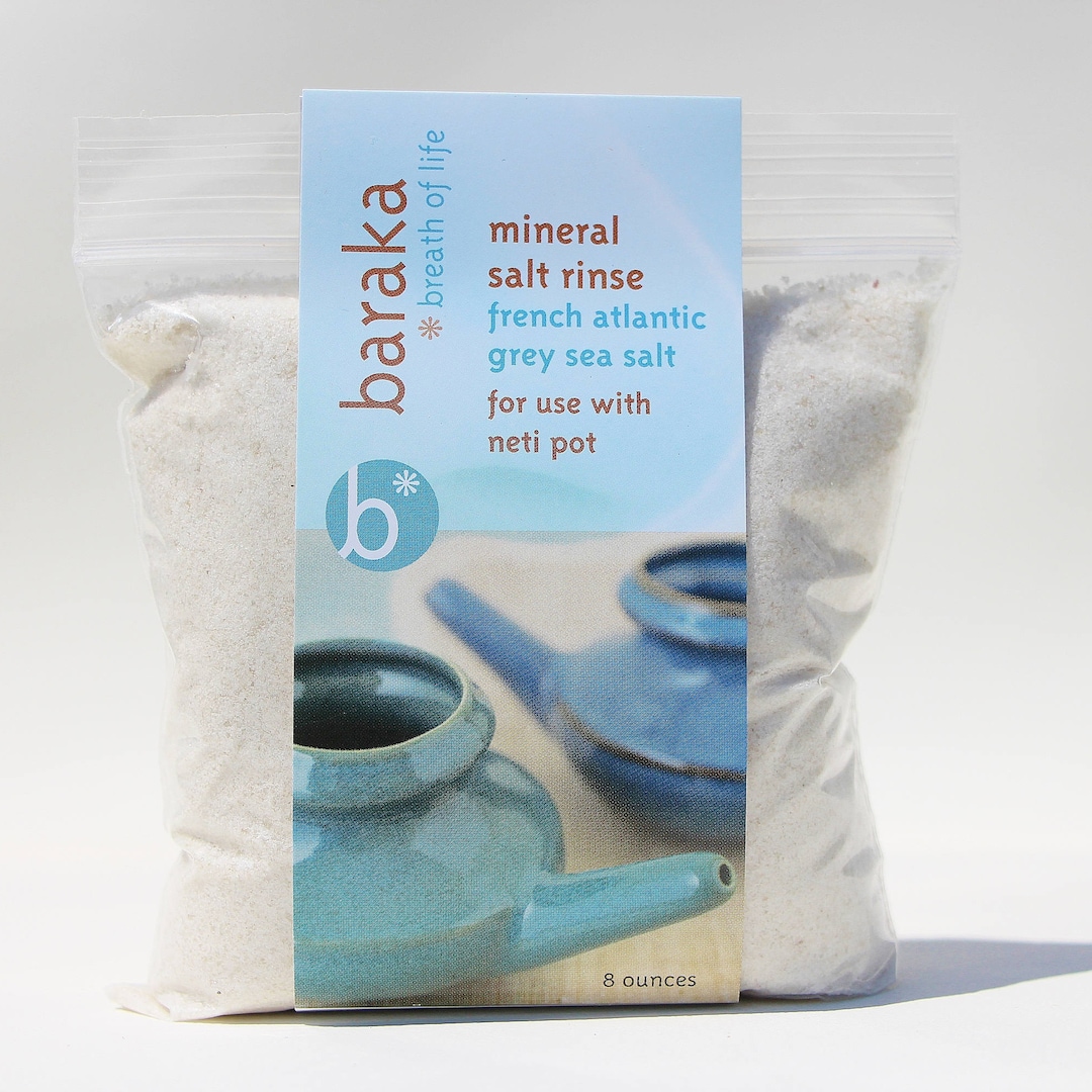 Baraka Mineral Sea Salt Rinse 8oz- French Atlantic Sea Salt - Etsy