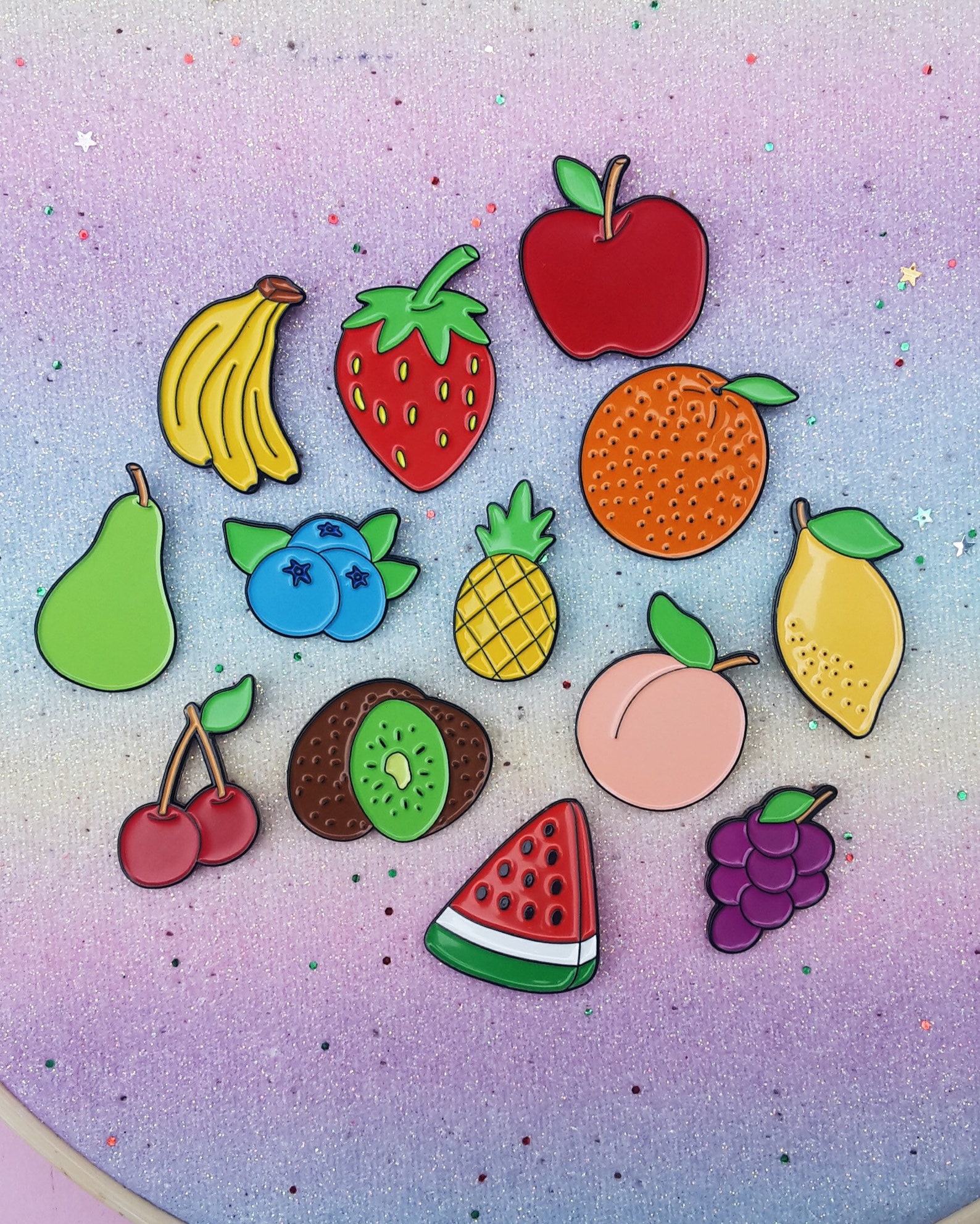 Apple Enamel Pin Fruit Enamel Pins Lapel Pin Brooch Badge - Etsy