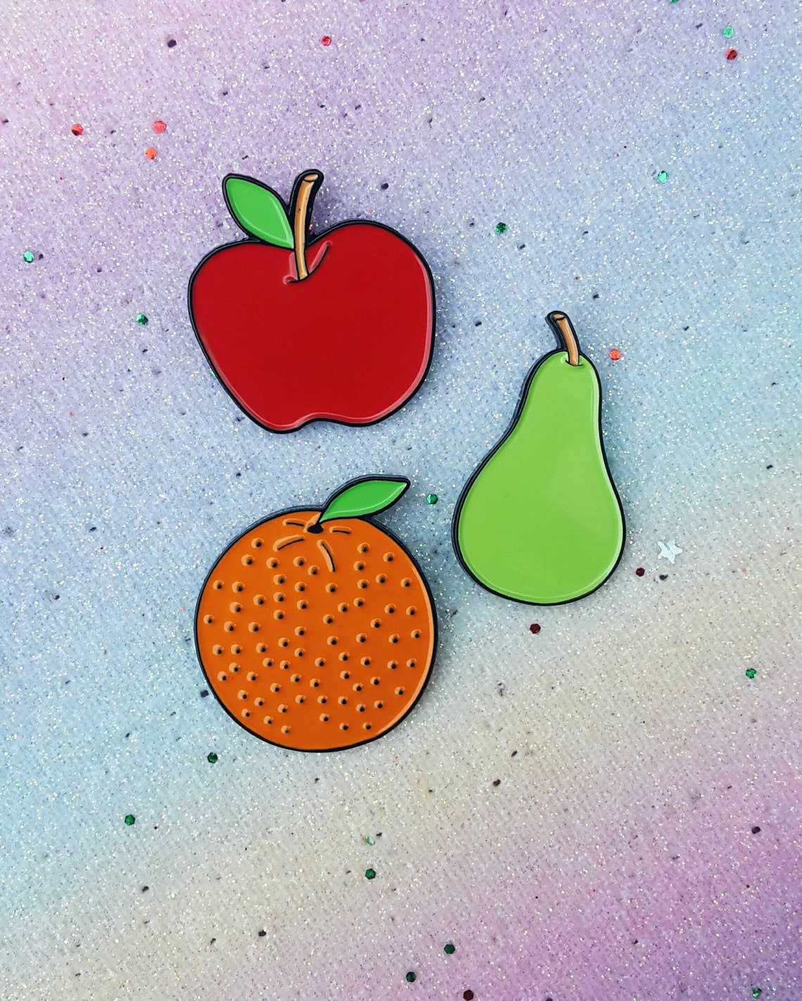 Apple Enamel Pin Fruit Enamel Pins Lapel Pin Brooch Badge - Etsy