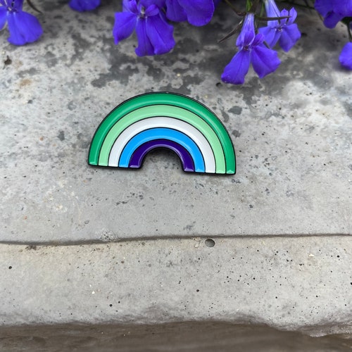 Demiboy Pride Enamel Pin | Etsy UK