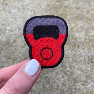 Kettlebell Iron on Patch - Crossfit Patch, Gym Patch - Etsy