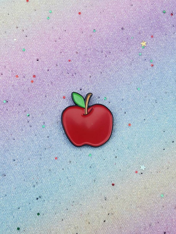 Apple Enamel Pin Fruit Enamel Pins Lapel Pin Brooch Badge | Etsy
