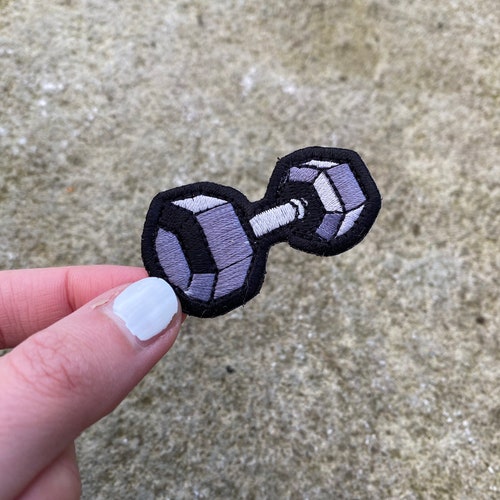 Barbell Iron on Patch Crossfit Patch Gym Patch - Etsy