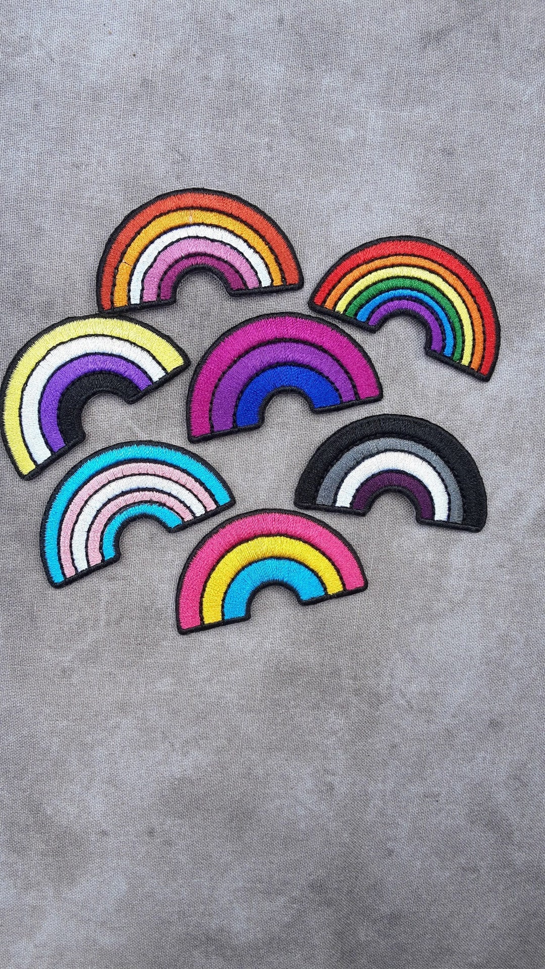 Rainbow Patches, LGBT Patches, Bisexual Patch, Transgender, Non Binary ...