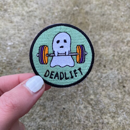 Barbell Iron on Patch Crossfit Patch Gym Patch - Etsy