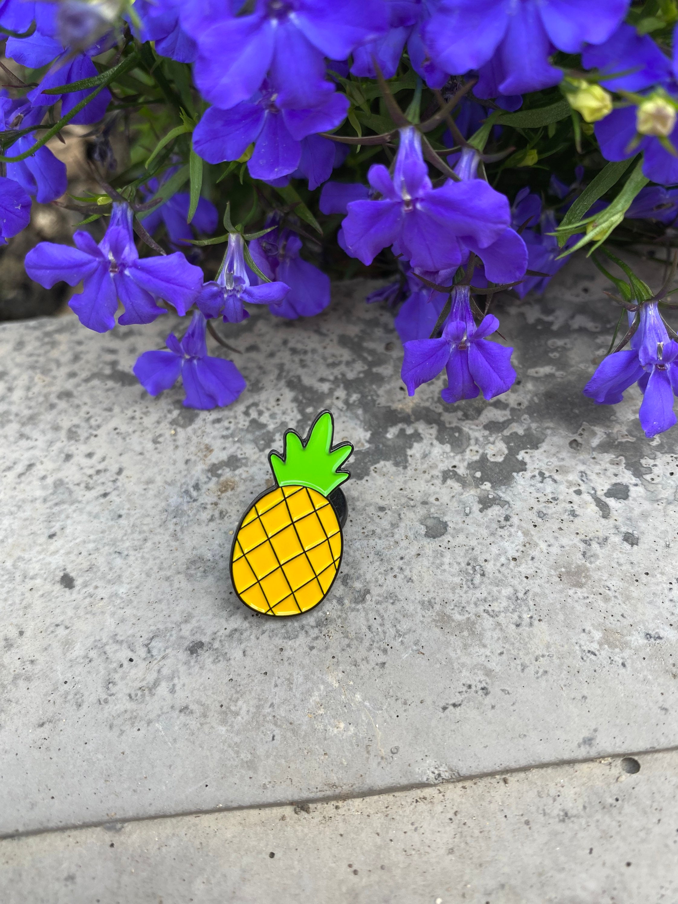 Pineapple Enamel Pin Fruit Enamel Pins Lapel Pin Brooch - Etsy