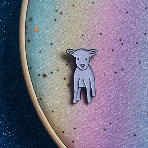 Lamb Vegan Pin Vegan Pins, Lapel Pin, Birthday Gift for Her, Brooch ...