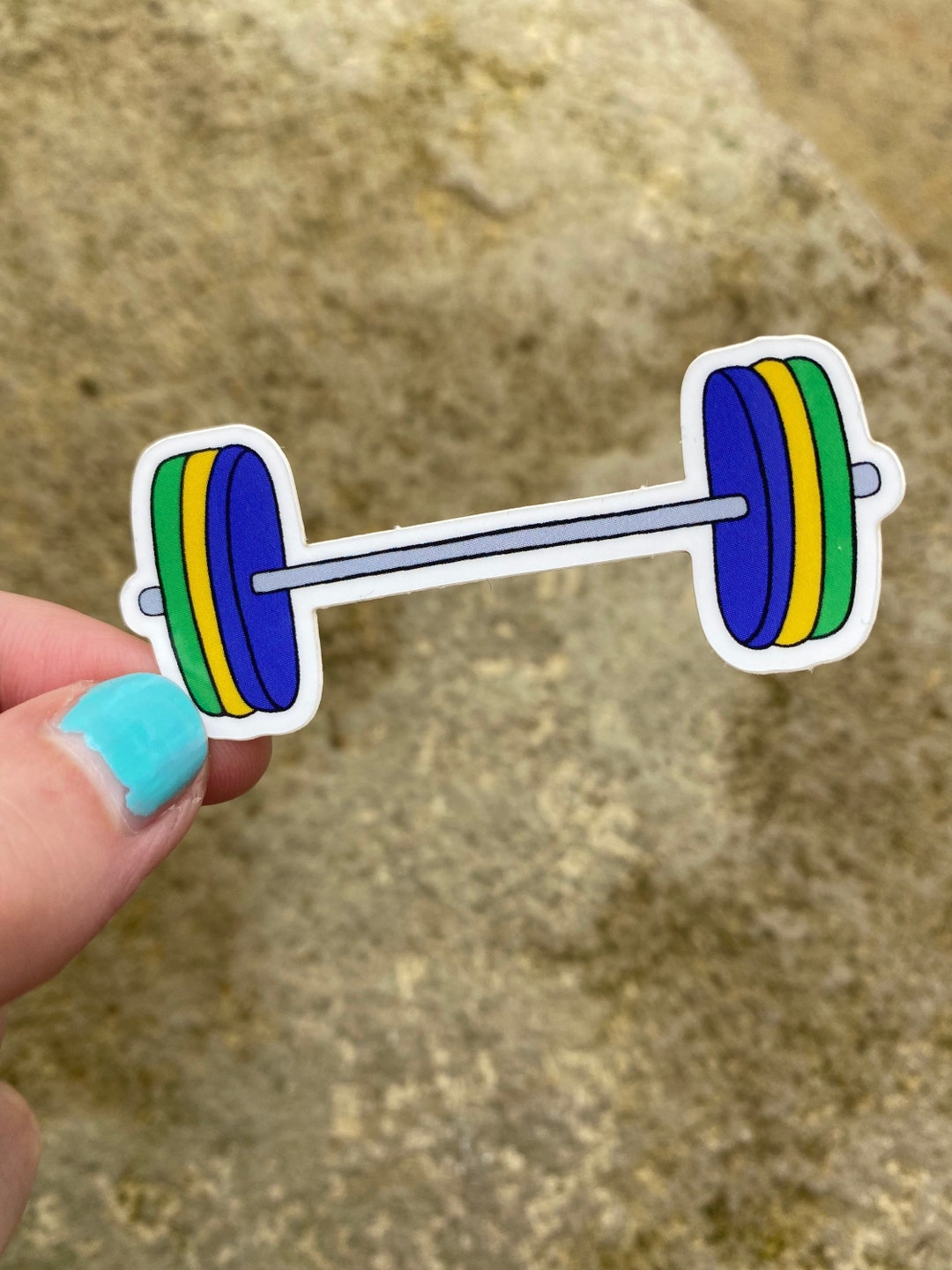 PREORDER Barbell Sticker Crossfit Stickers Gym Stickers - Etsy