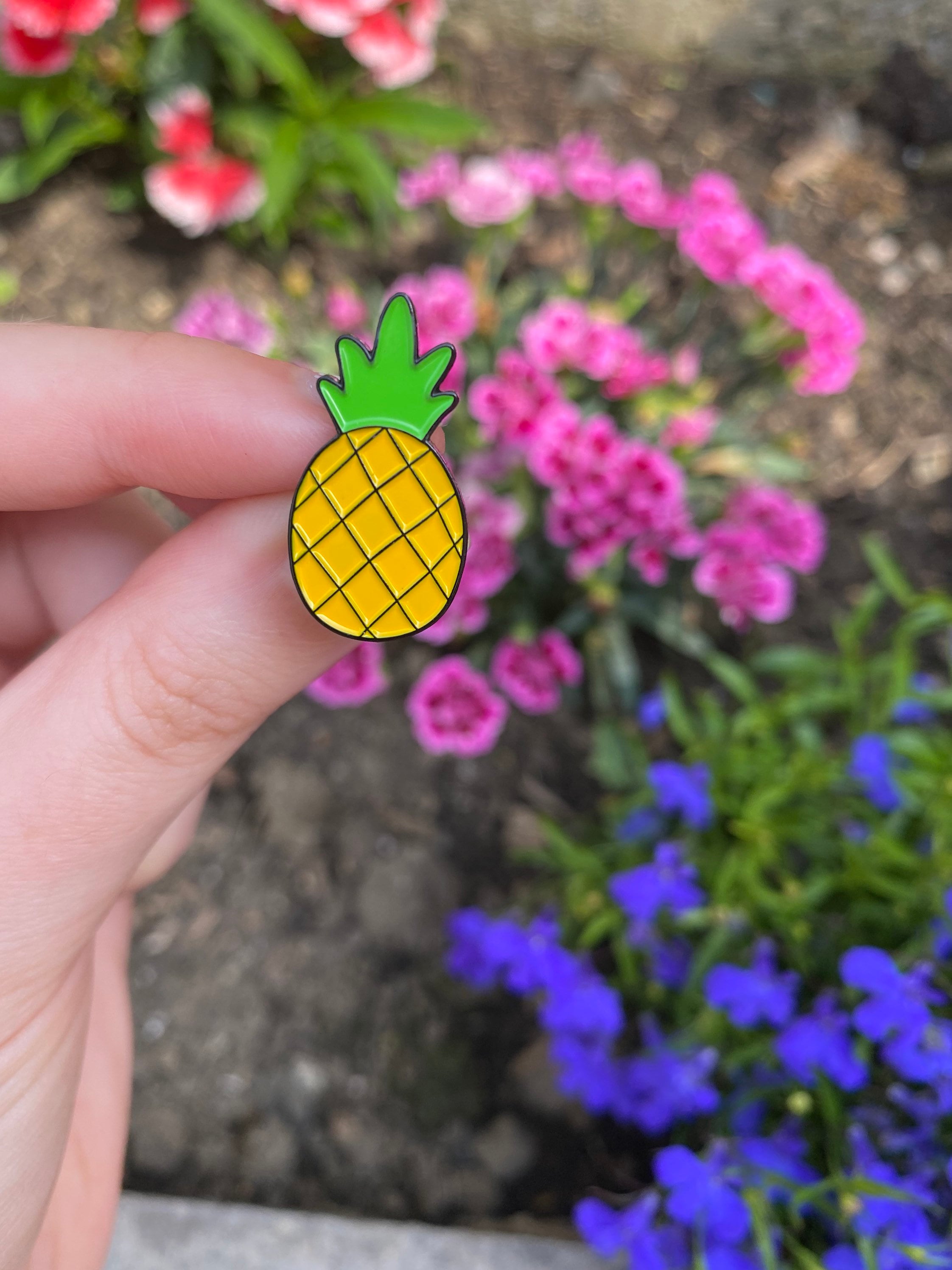 Pineapple Enamel Pin Fruit Enamel Pins Lapel Pin Brooch - Etsy