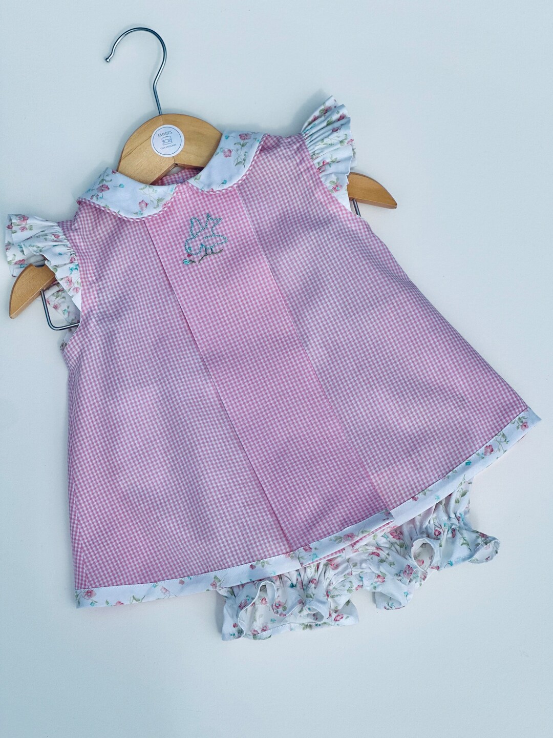 Abby's Vintage Baby Girl Bloomer Set, 12 Months, Hand Embroidered, With ...
