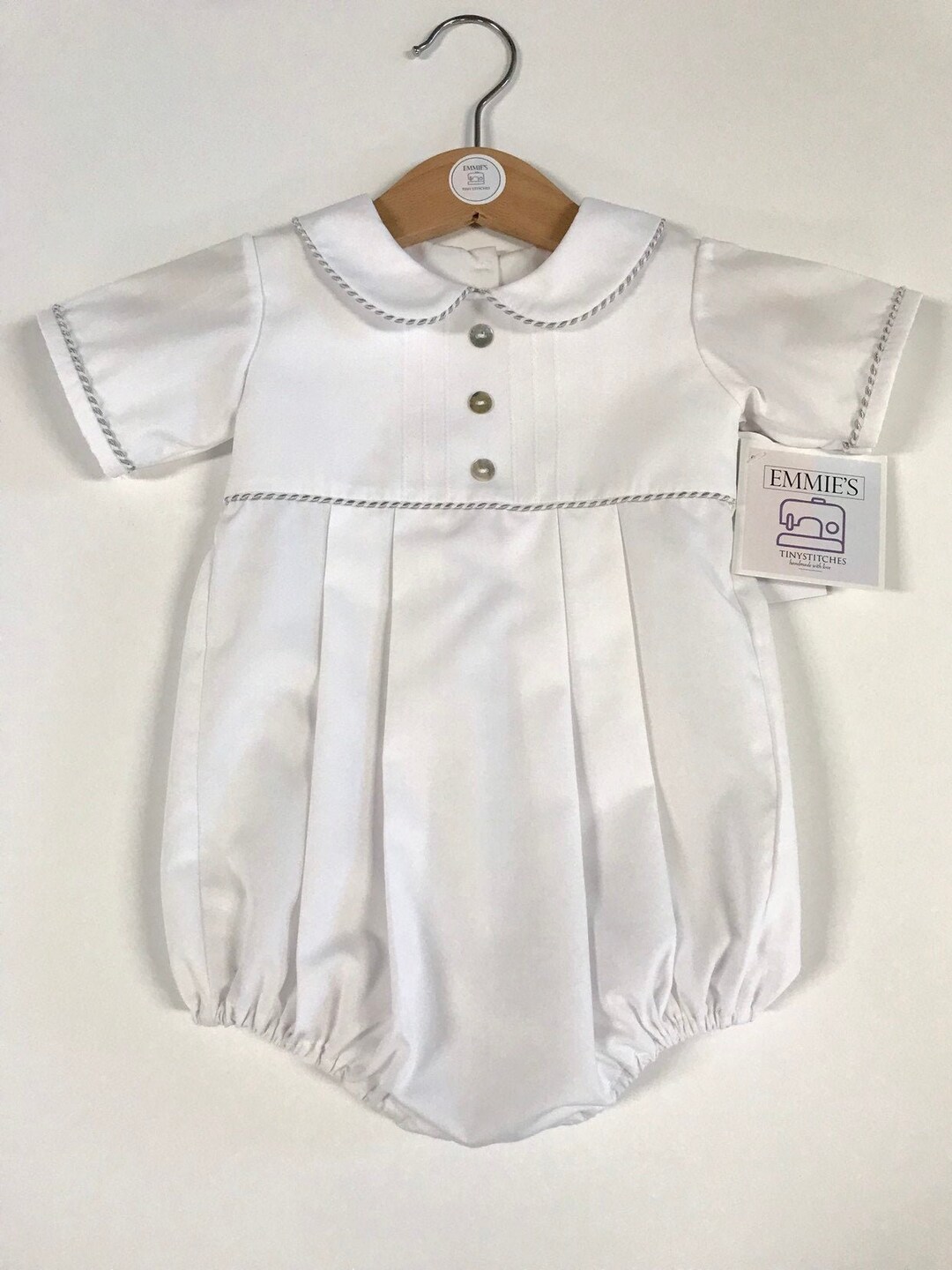 Baby Boy's Bubble, Size 3 Months, Baby Boy's Bubble Suit, Baptism, Baby ...