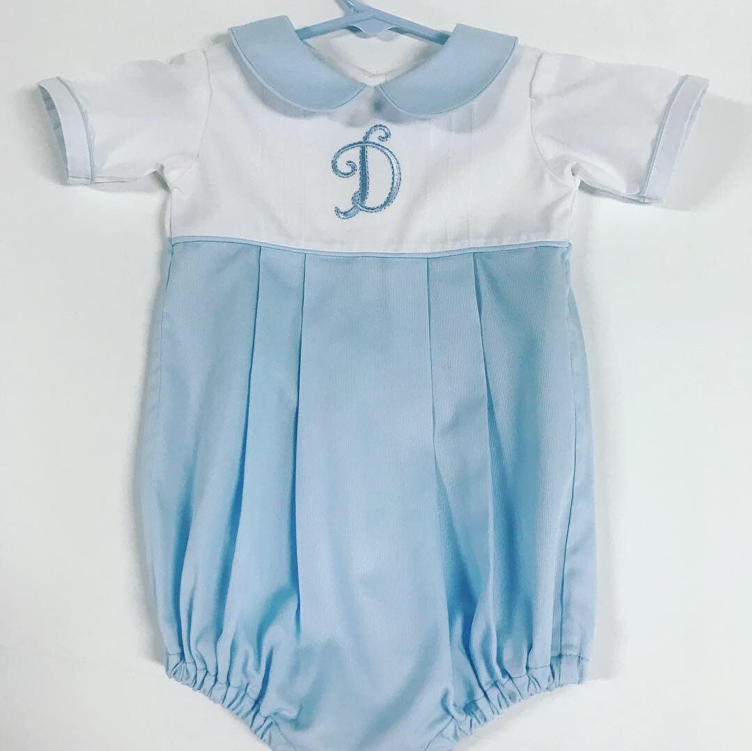 Baby Boy's Bubble Suit, Made to Order, Sizes 3 Months to 24 Months ...