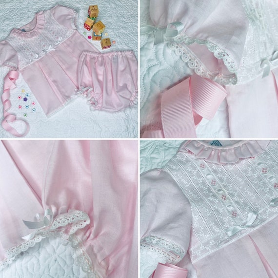 Baby Girls 12 Months Heirloom Dress and Bloomers Swiss - Etsy